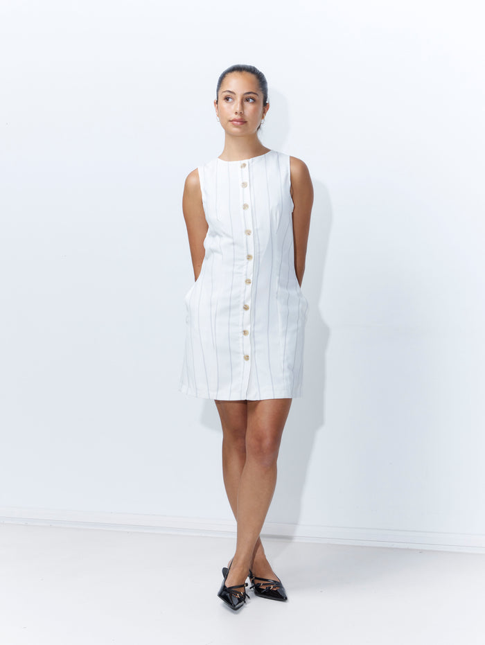 Melanie Dress in White