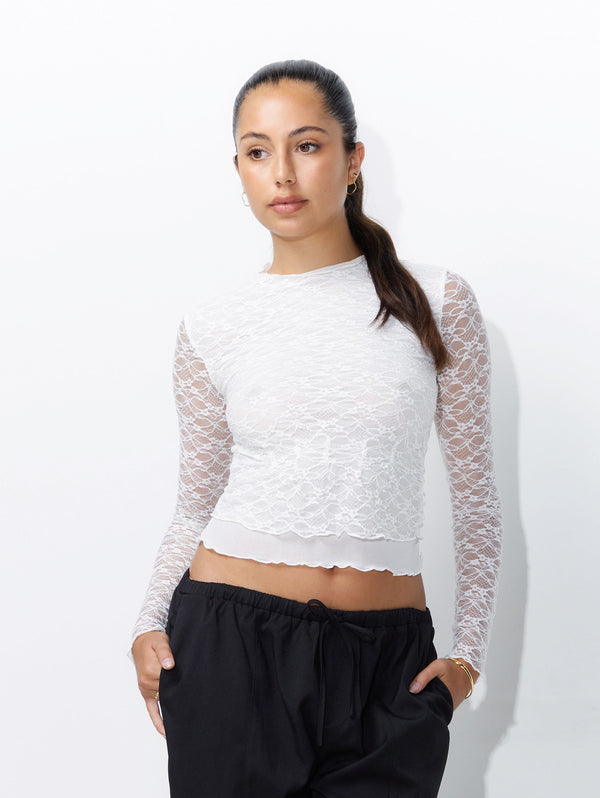 Moira Top in White
